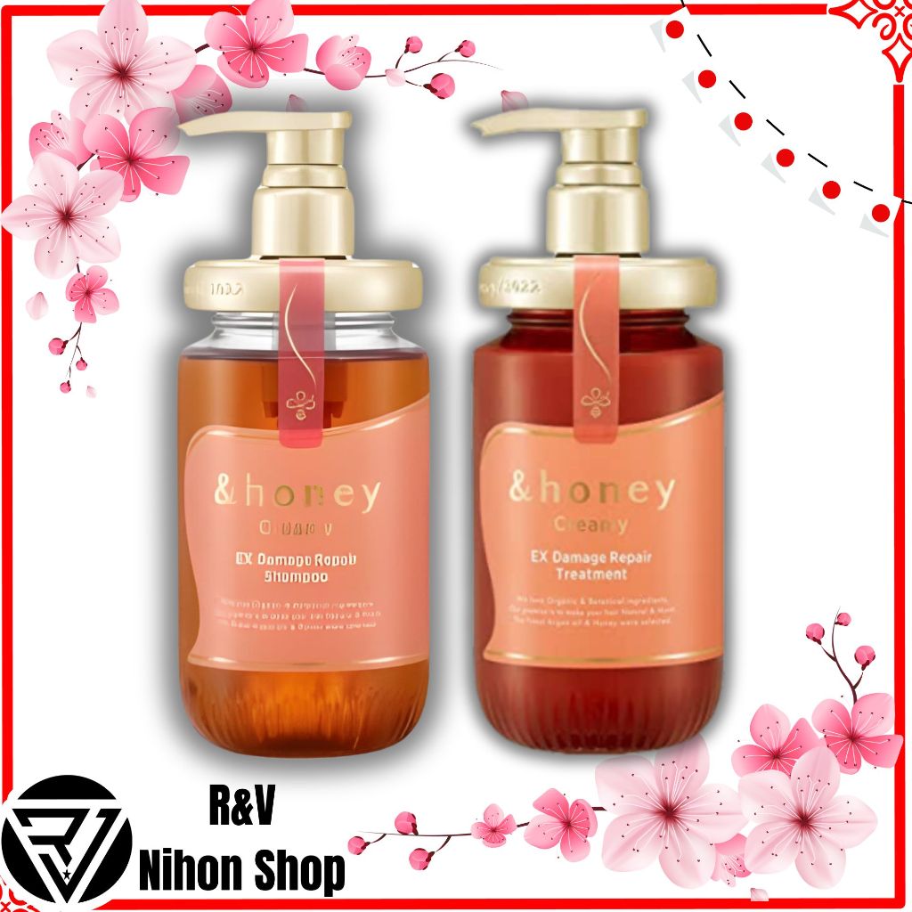 &Honey Creamy EX Damage Repair Shampoo & Treatment 440g Japan | Shopee Philippines