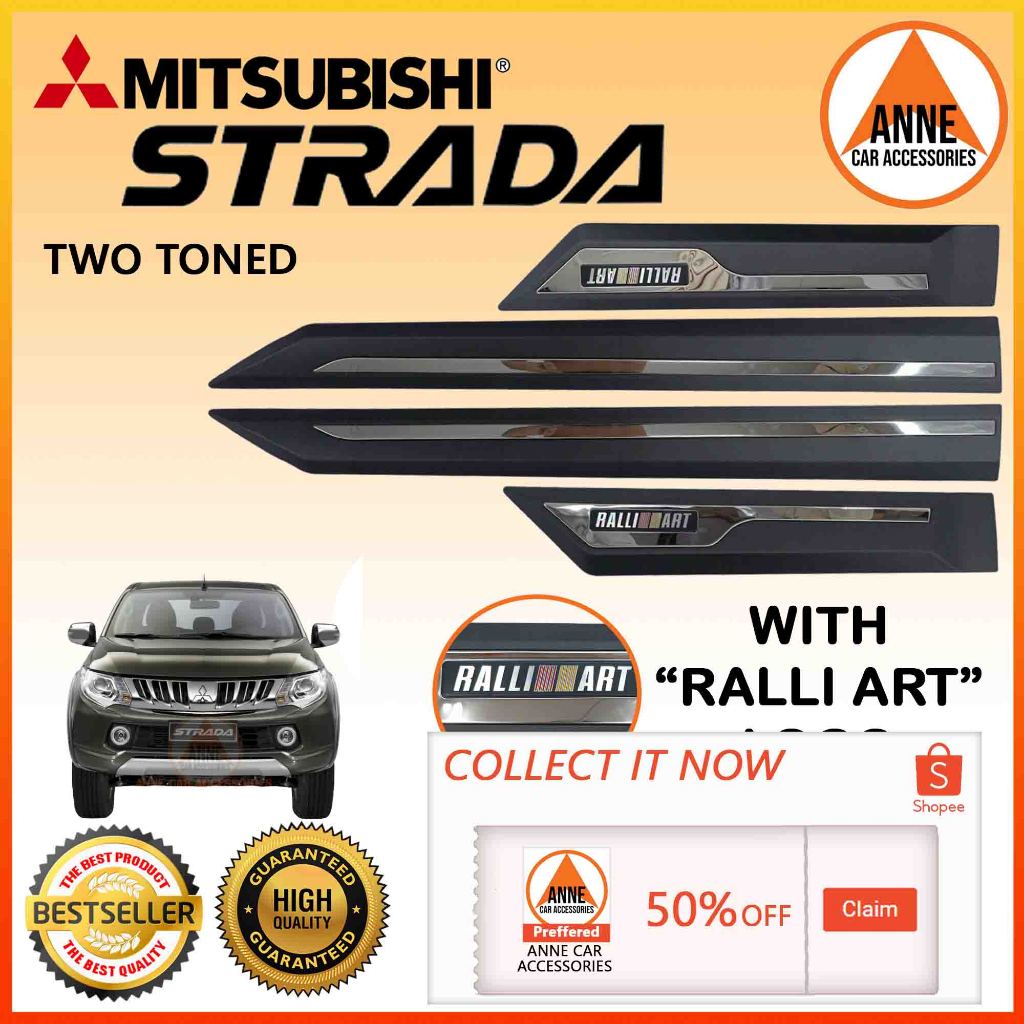Bodykit Moulding for Mitsubishi Strada 2015 - 2018 / Triton 2019 ...