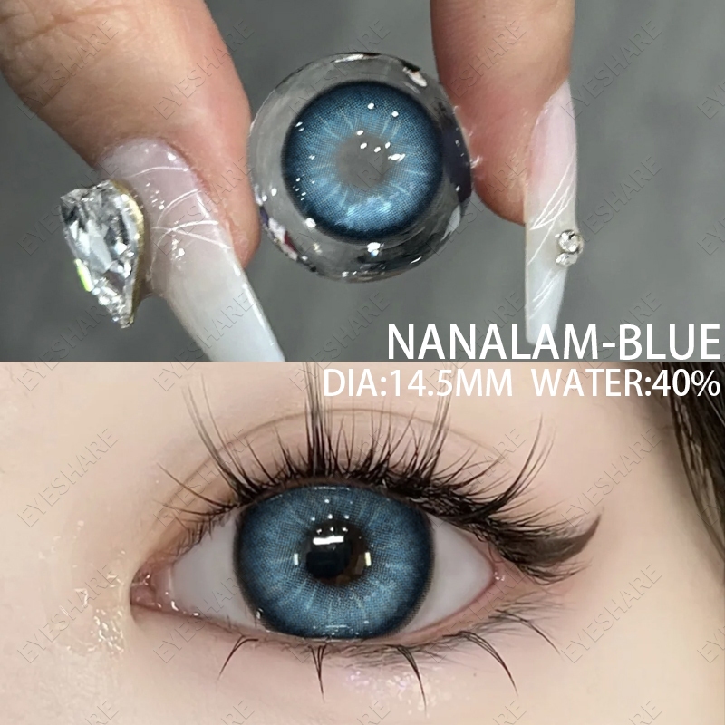 (COD)GEM color normal contact lens, Korean style cute gray blue ...