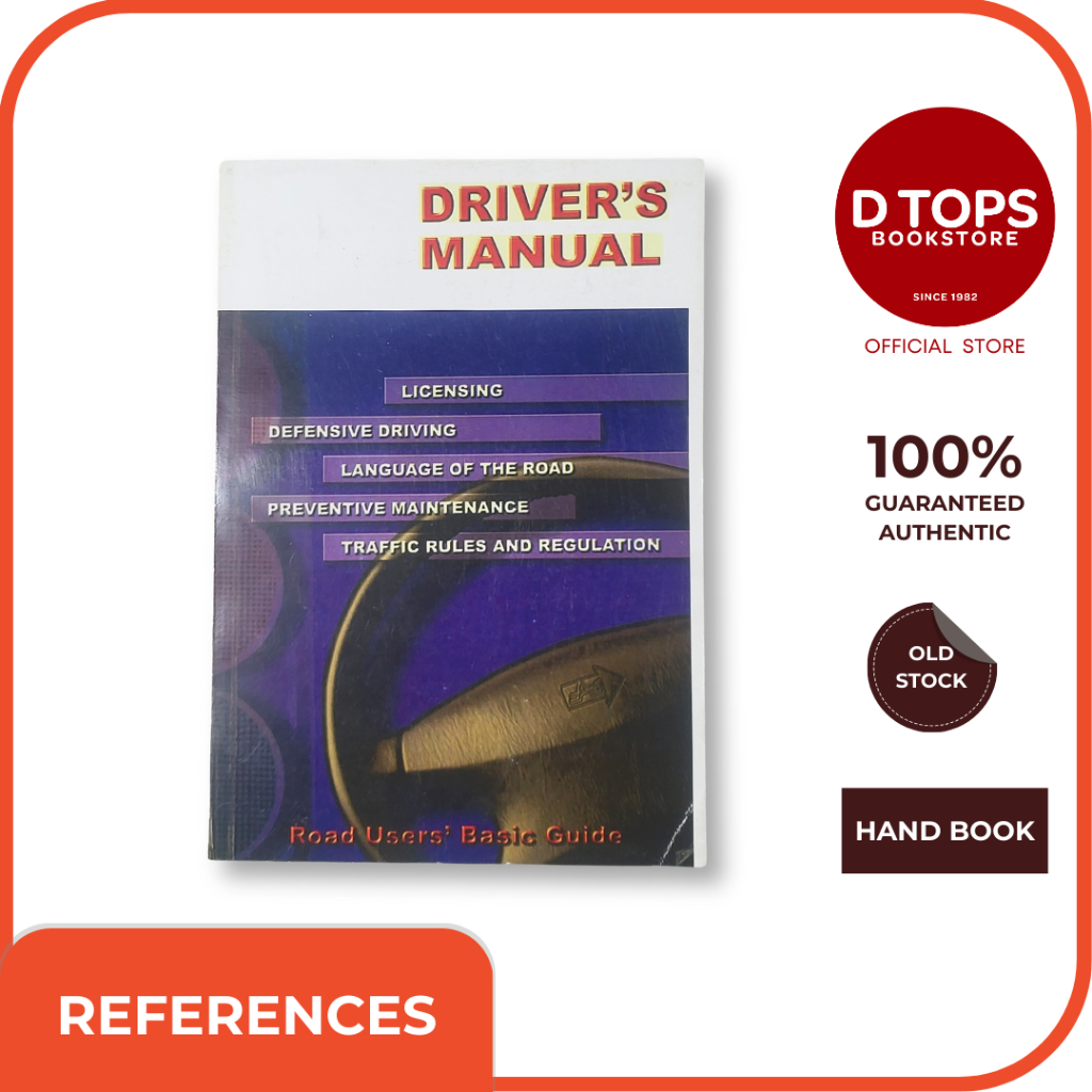 DRIVER'S MANUAL Road User's Basic Guide | Shopee Philippines