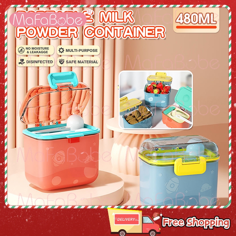 Baby Milk Powder Box Portable Double Sealed Milk Powder Container ...