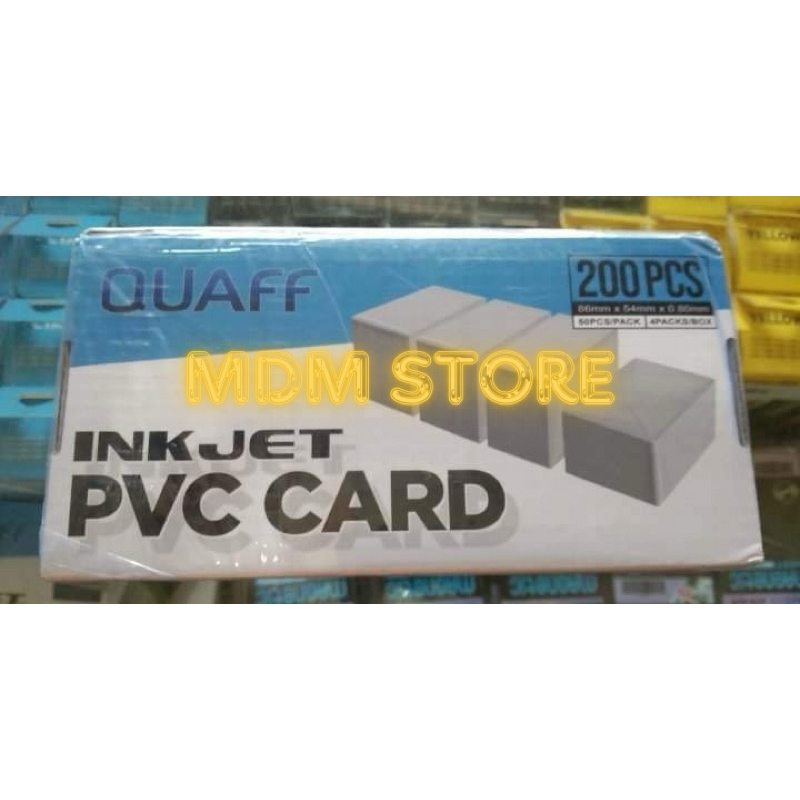 Printable Pvc Pre-Cut Cards For Direct Id Printing | Shopee Philippines