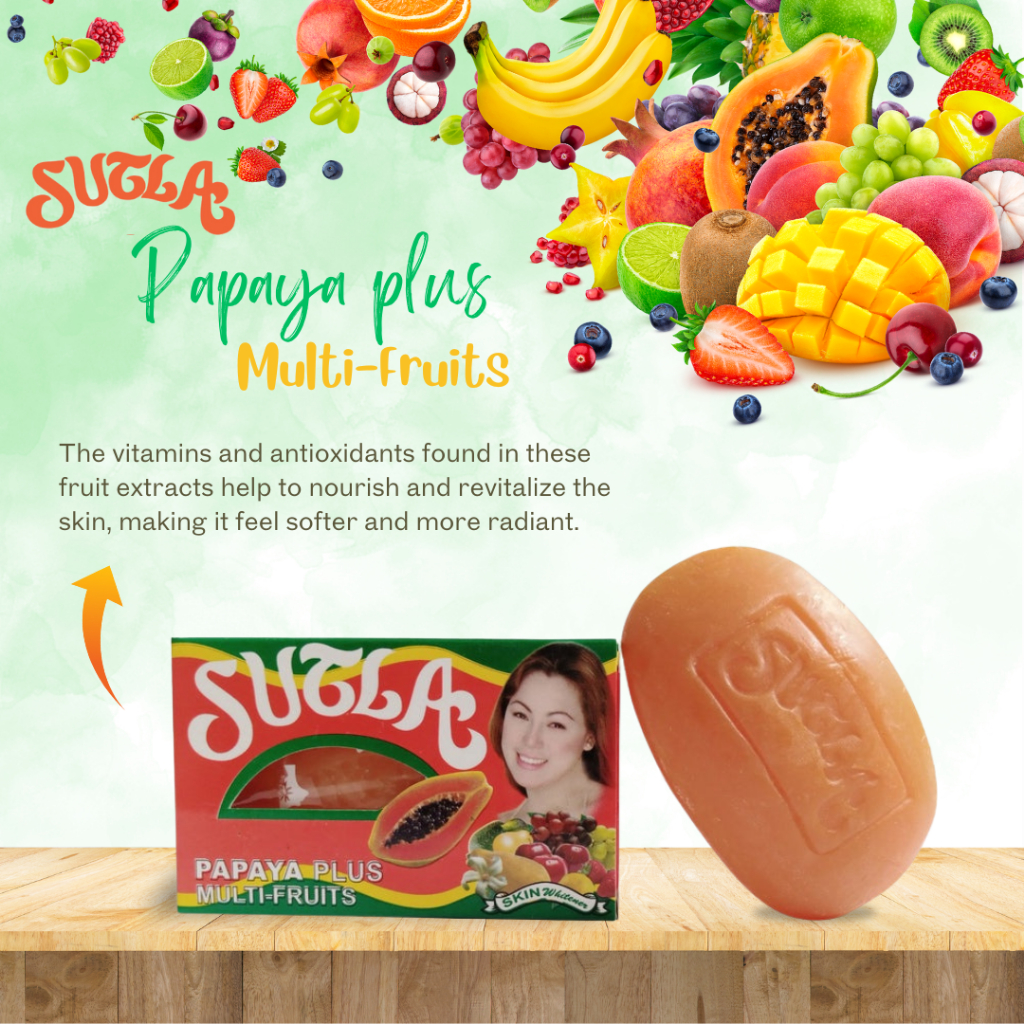 Sutla Papaya Plus Mixed Fruits Soap 135g | Shopee Philippines