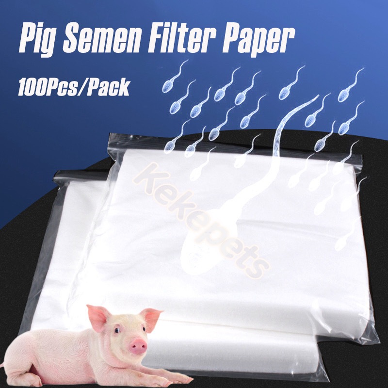 100Pcs Pig Semen Filter Paper Artificial insemination for pig semen ...