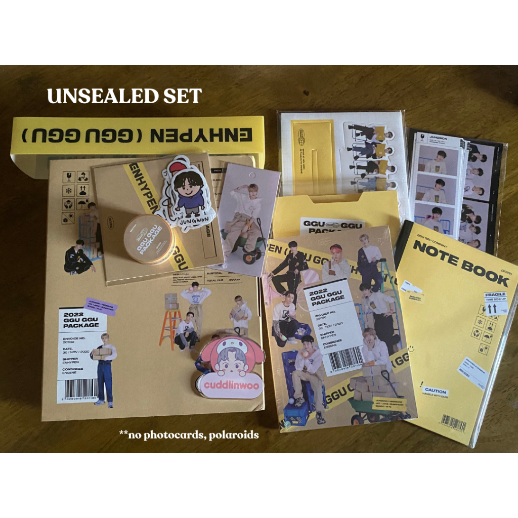 [UNSEALED] EN- GGU GGU 2022 PACKAGE / HEESEUNG JUNGWON JAY JAKE SUNGHOON SUNOO NIKI enhypen ...