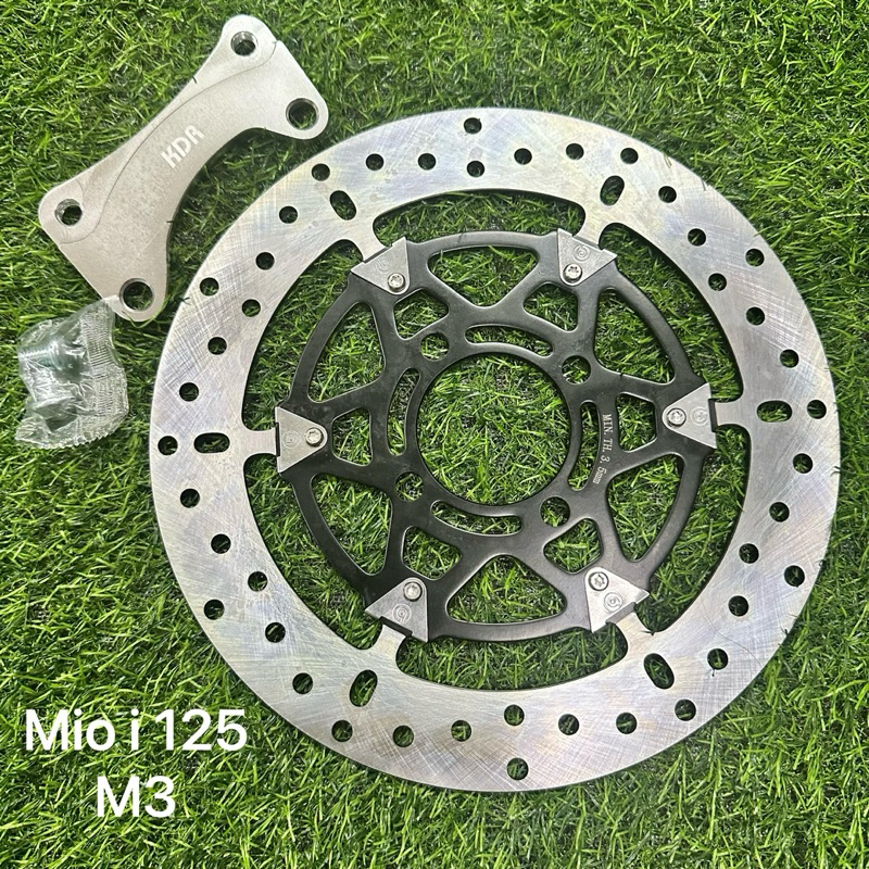 Big disc 260mm 4holes w/bracket Mio i 125 m3/beat click 125i click 150i ...