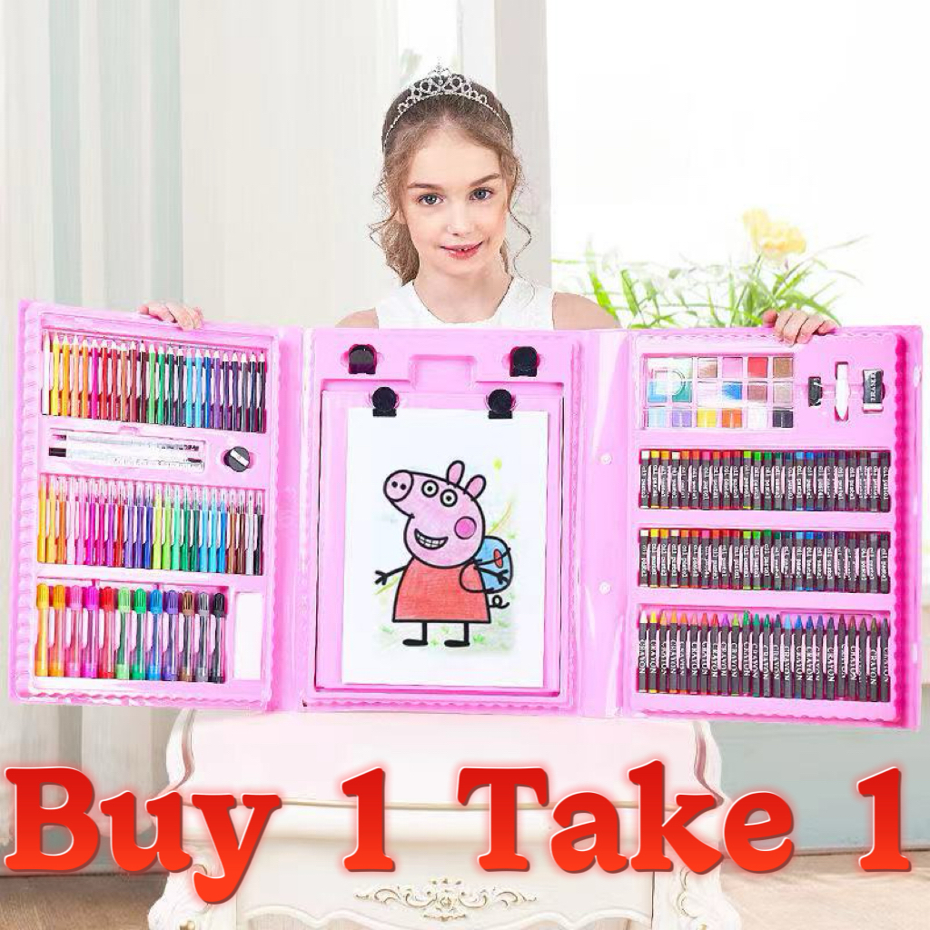 168/208 PCS Kids Super Mega ART Coloring Set Painting set Color Set ...