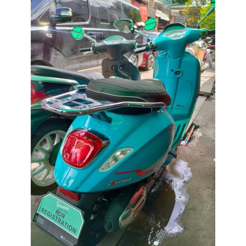 Vespa Topbox bracket for Primavera and Spint (chrome) | Shopee Philippines