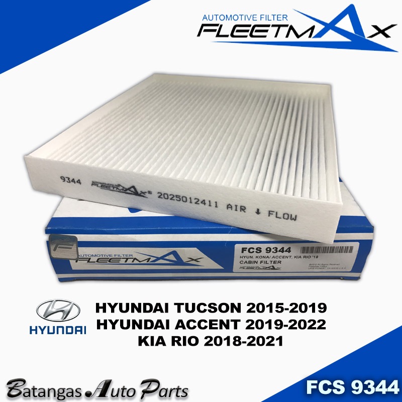 CABIN AIRCON FILTER HYUNDAI TUCSON 2015-19 / ACCENT 2019-2022 KIA RIO ...