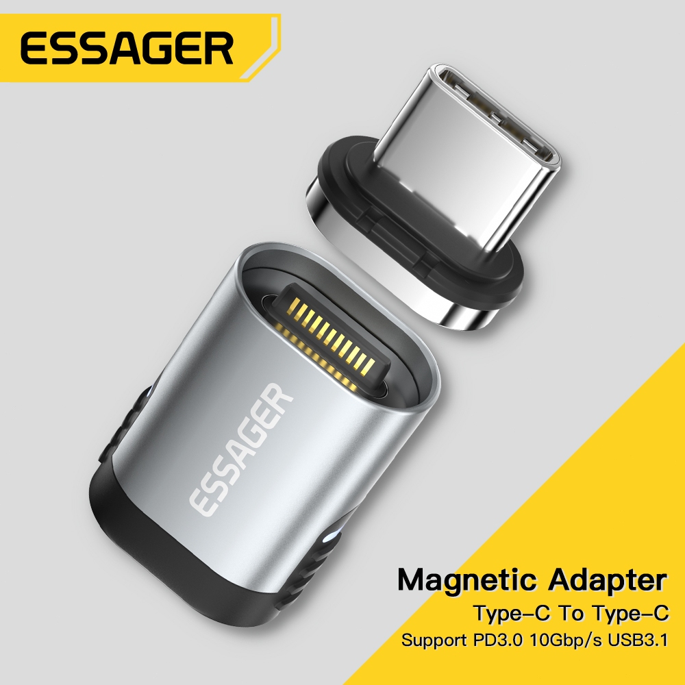 ESSAGER 100W typec to type c adaptor/Magnetic Adapter/type c connector ...