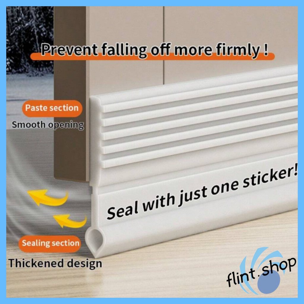 Sticky Strip with Back Adhesive Seal Strip Door Bottom Gap Silicone ...