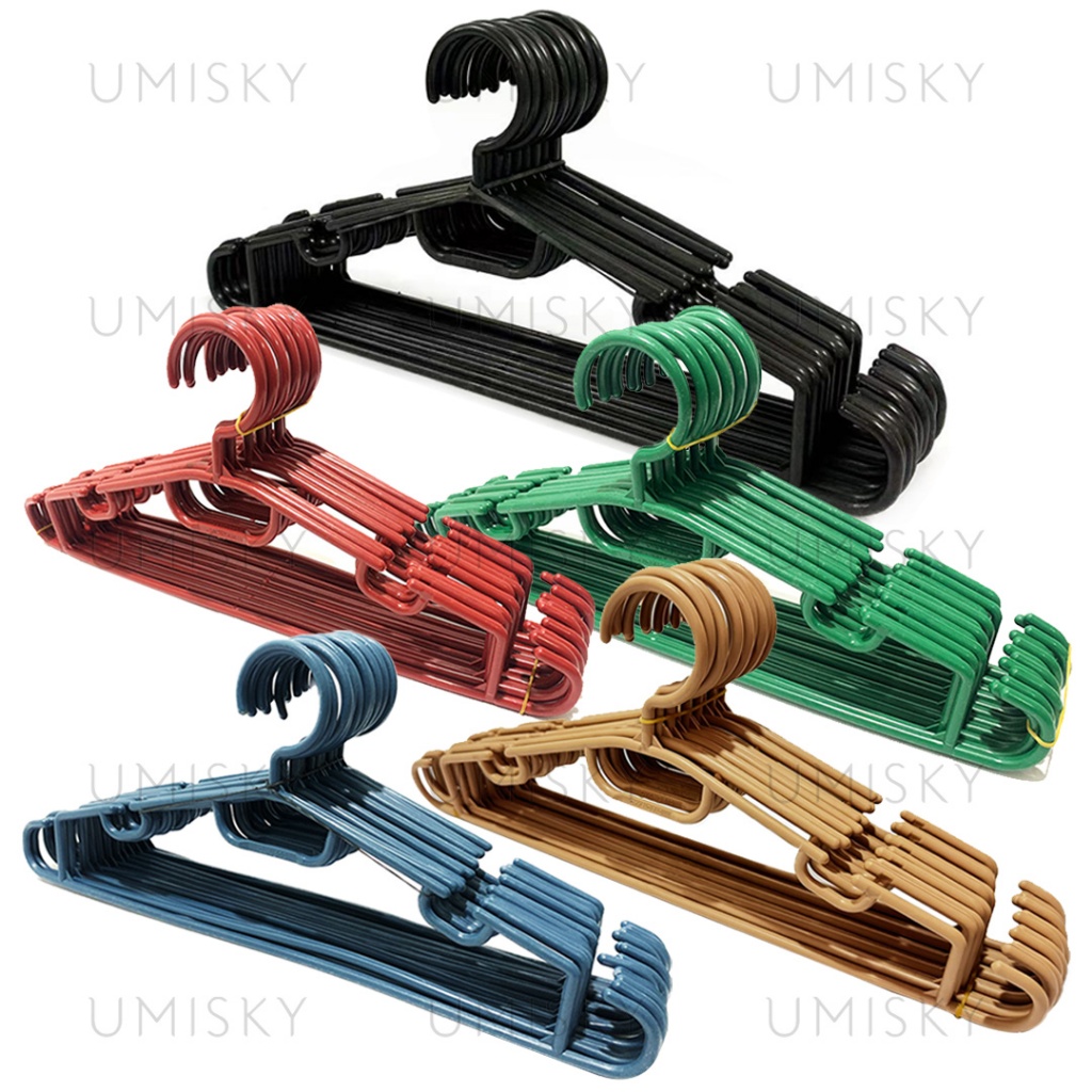 36pcs Plastic Hanger Adult hanger Drying Cloth Hangers 3 Dozen Coat ...