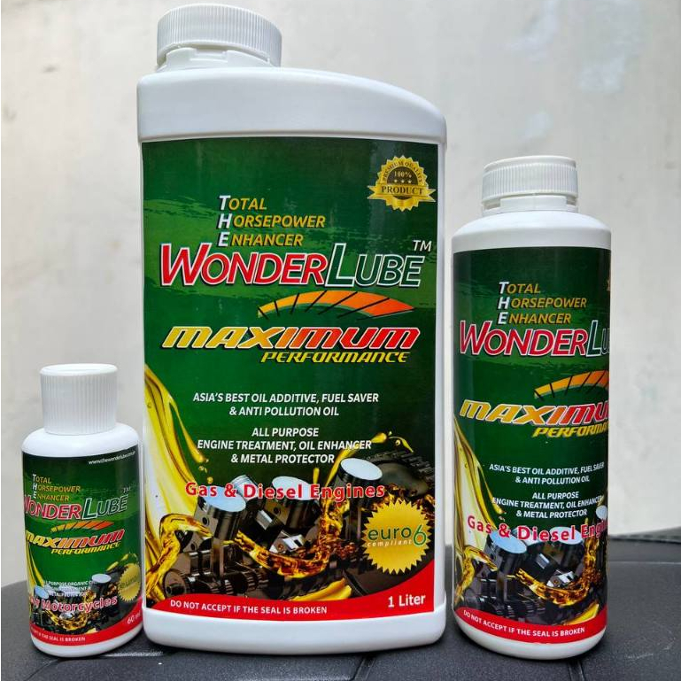 The Original Wonderlube Maximum Performance Engine Oil Enhancer for Gas ...