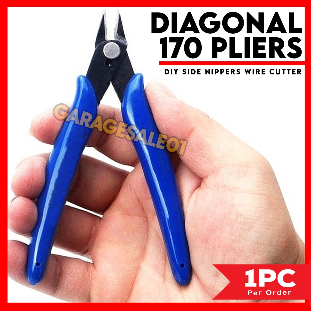 Diagonal Wishful Clamp Shear Side Flush Cutter Nipper Pliers | Shopee ...