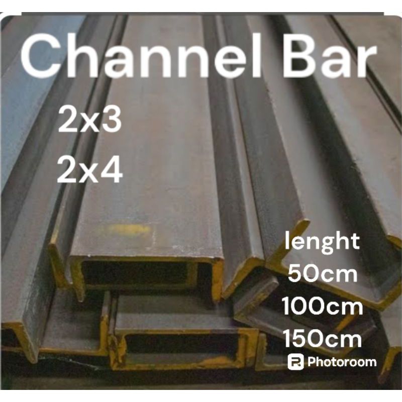Channel Bar Makapal Size 2x3", 2x4" 50cm, 100cm, 150cm lenght | Shopee ...