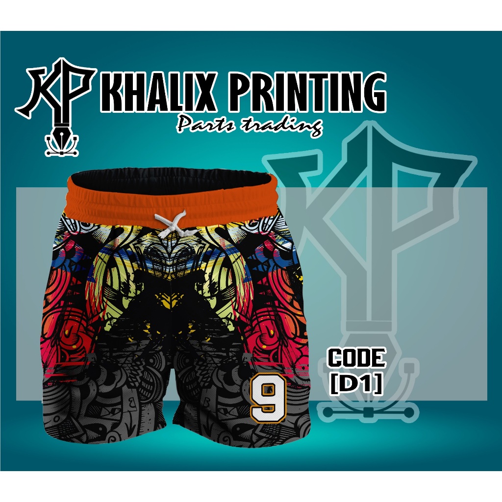 D1 KHALIX INSPIRED FULL SUBLIMATION JERSEY SHORT POLYDEX 200GSM ...