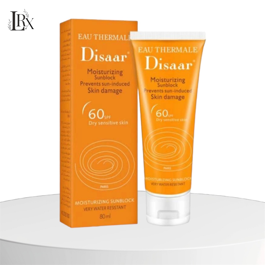 DISAAR SPF 60+ Moistening Sunblock Sunscreen Cream For Dry Sensitive ...