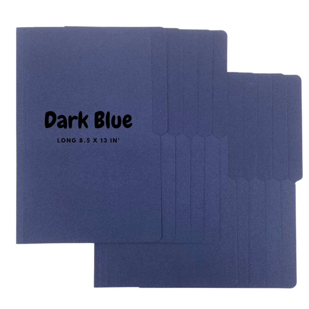 1pack (10pcs) Dark Blue Long Folder | GREENOCEAN | Shopee Philippines
