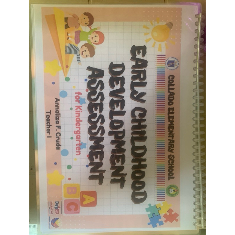 Early Childhood Development Assessment Book with puzzle | Shopee ...