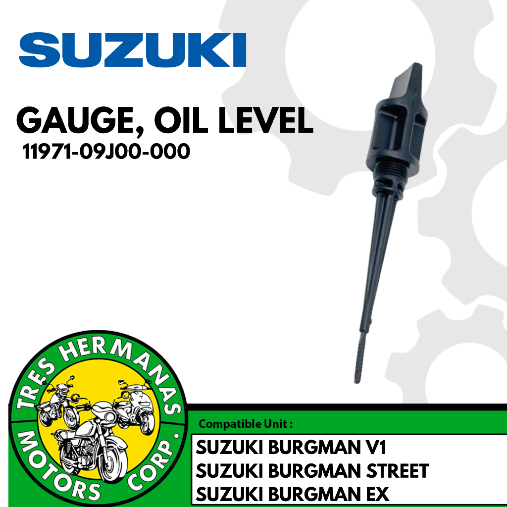 GAUGE, OIL LEVEL FOR SUZUKI MOTORCYCLE : BURGMAN V1, STREET, EX ( 11971 ...