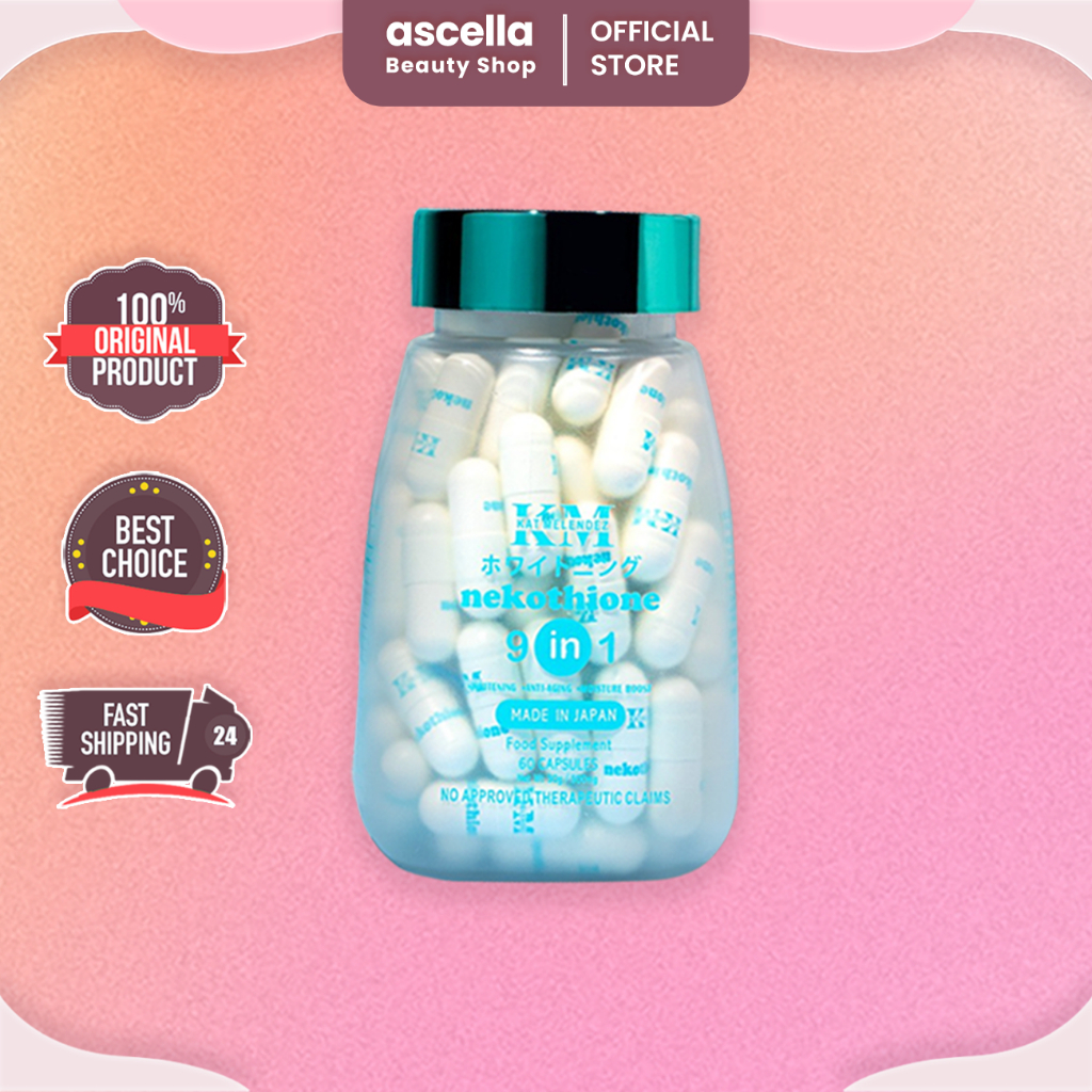 Nekothione 9 in 1 Whitening Glutathione Anti Aging Bottle Neko Trial ...