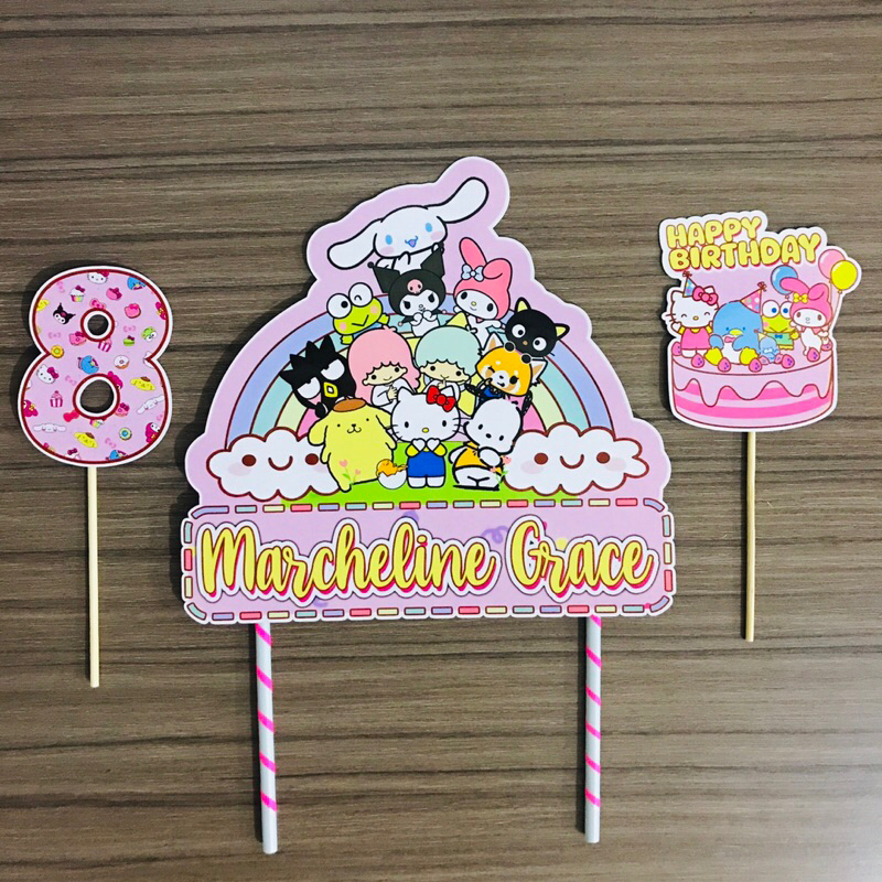 Sanrio Cake Topper Cupcake Topper | Shopee Philippines