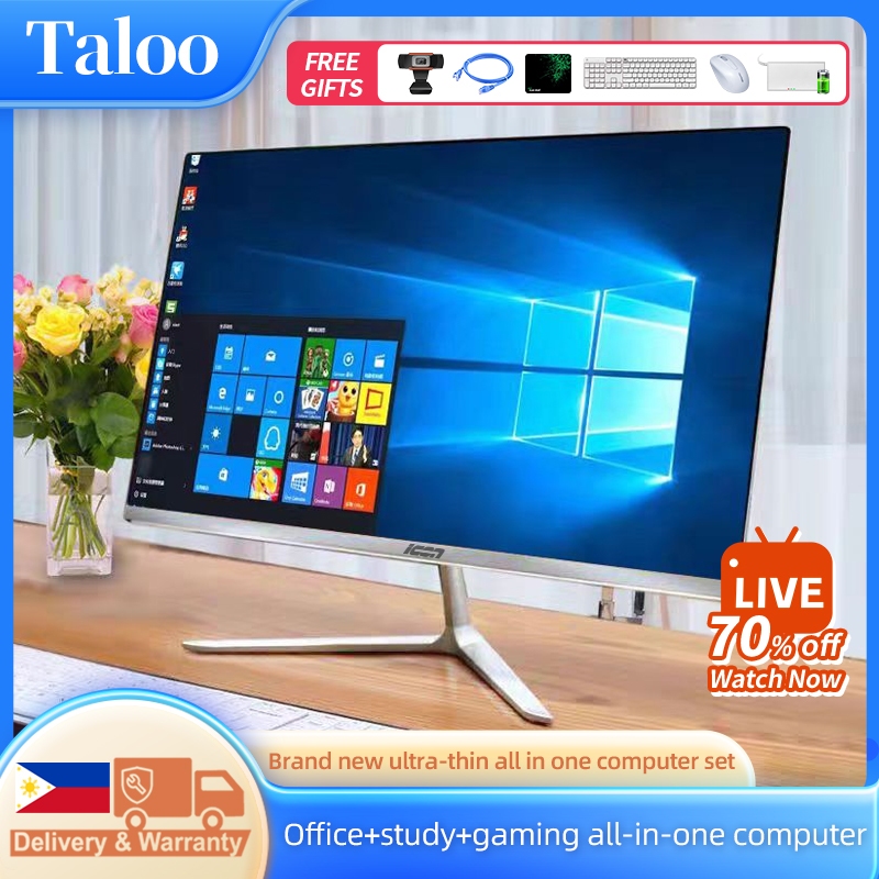 All in one pc Computer Set Full Set pc 24 Inch Brand New Desktop ...