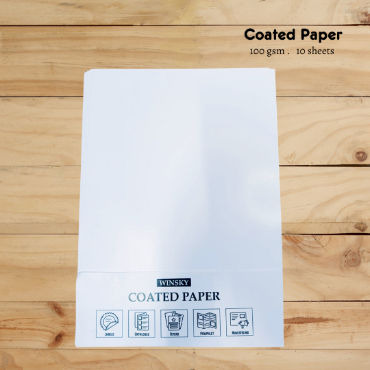 A4 Coated Paper 100 GSM (10 Sheets) | Shopee Philippines