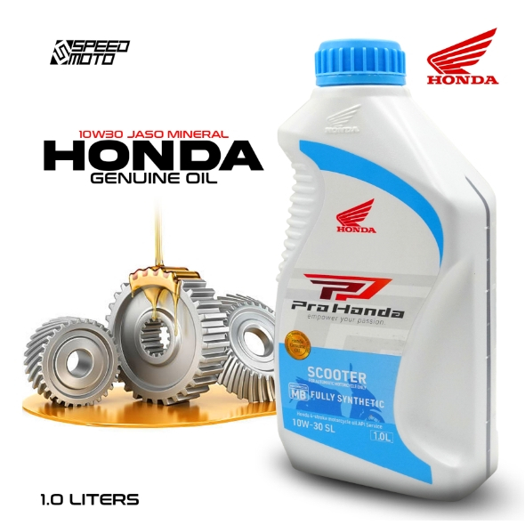 PRO HONDA 10W-30 SL 4T GENUINE ENGINE OIL 0.8L/1L FULLY SYNTHETIC ...