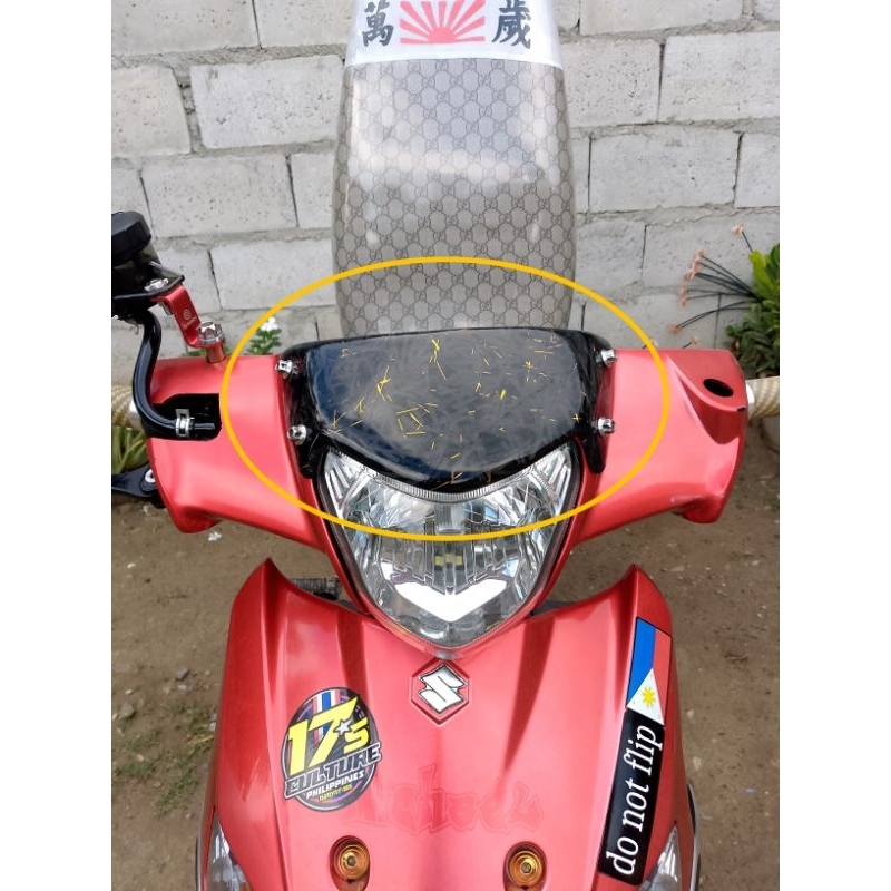 visor for smash 115 (ORIGINAL CARBON) | Shopee Philippines