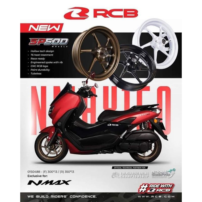 RCB MAGS new sp800 & sp500 FOR NMAX V2 2020/ 2021 | Shopee Philippines
