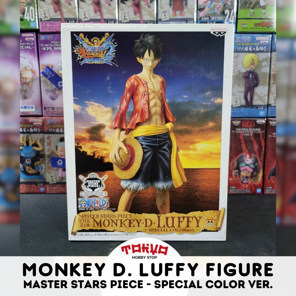 One Piece Figure Master Stars Piece - Monkey D Luffy - Special Color ...