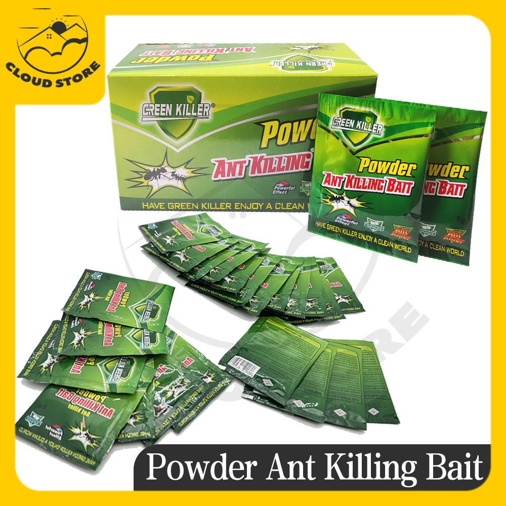 50Pcs Ant Killing Bait Powerful Effective Ant Killer Powder Low-Toxic ...