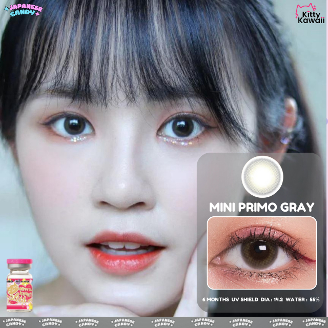 Mini Primo Gray Soft Colored Contact Lens Eyewear Vision Correction 6