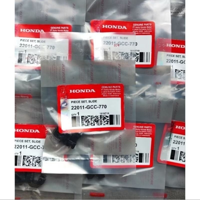 HONDA SLIDER PIECE BEAT Fi V1, V2, V3 (3PCS SET) GENUINE PARTS | Shopee ...
