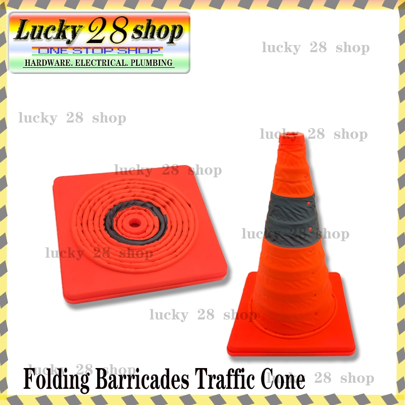 Foldable and Reflectorized Traffic Cone | Multi-Purpose Warning Road ...