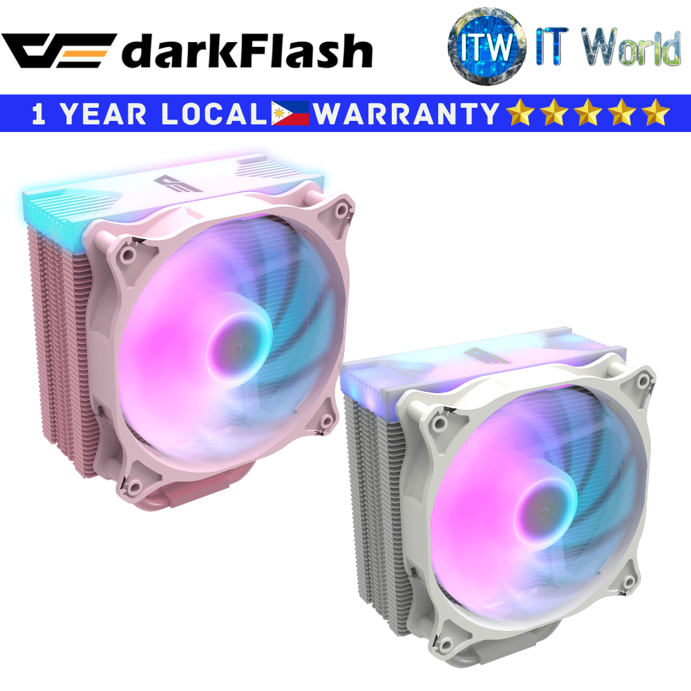 darkFlash CPU Cooler Fan Darkair A-RGB 5V3pin Four Heatpipes Design ...