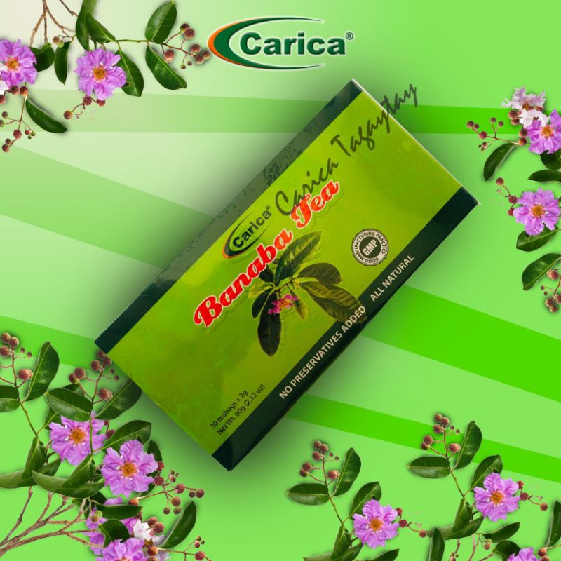 Carica BANABA TEA 60g (30tea bags) | Shopee Philippines