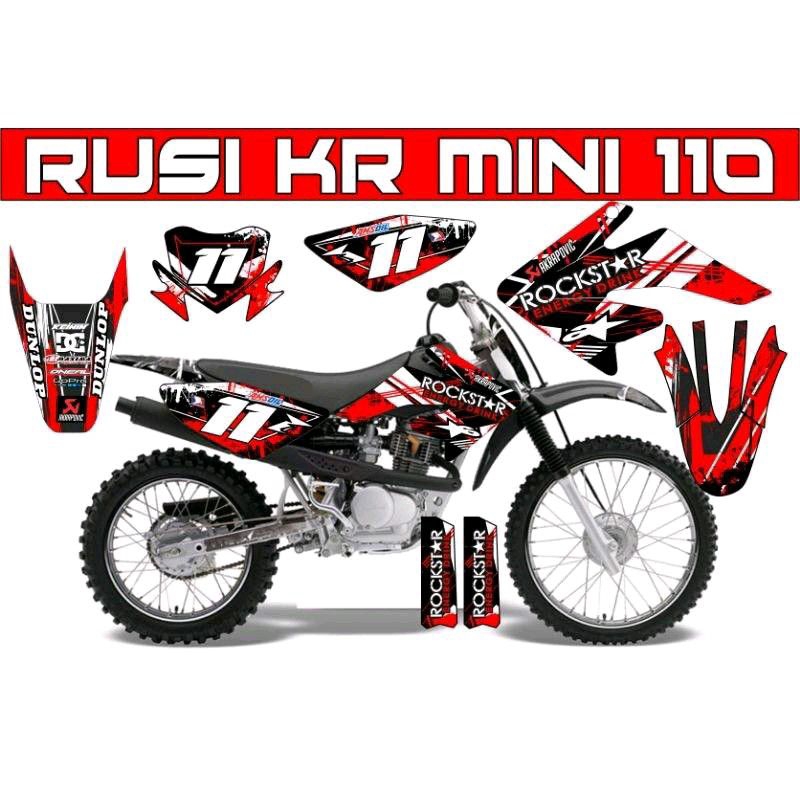 Rusi KR Mini Max decals stickers, laminated | Shopee Philippines