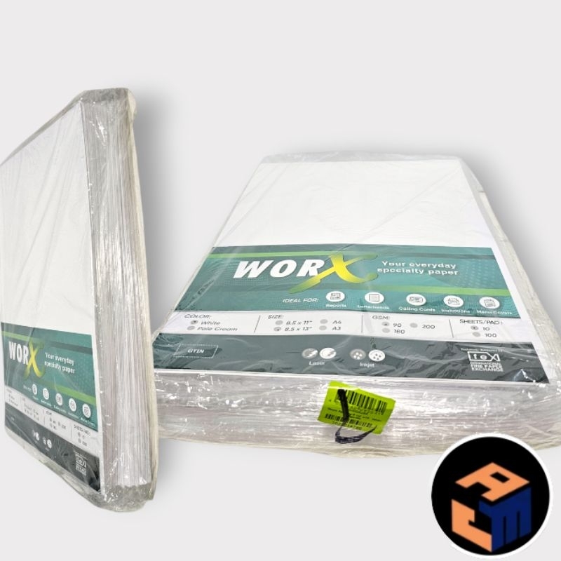 WORX Specialty Paper 90 GSM 25 Packs by 10 Sheets | Shopee Philippines