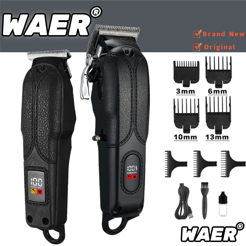 WAER 2IN1 Professional Barber Hair Clippers and Trimmers Set Powerful ...
