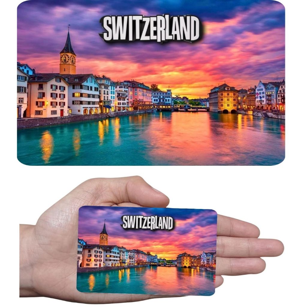 SWITZERLAND RUBBER REF MAGNET NEW INTERNATIONAL SOUVENIR | Shopee ...
