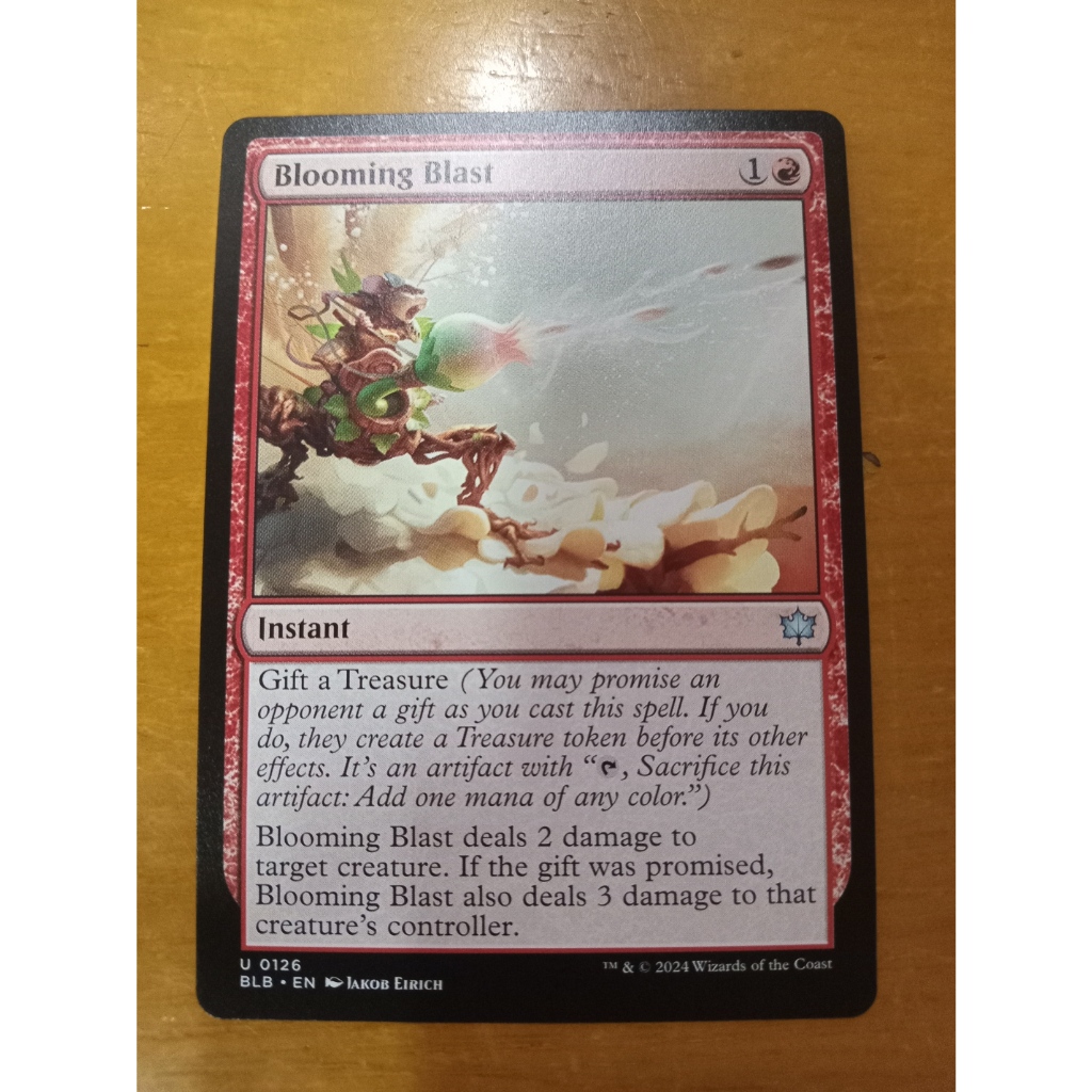 MTG Blooming Blast Uncommon BLB Bloomburrow Magic the Gathering ...