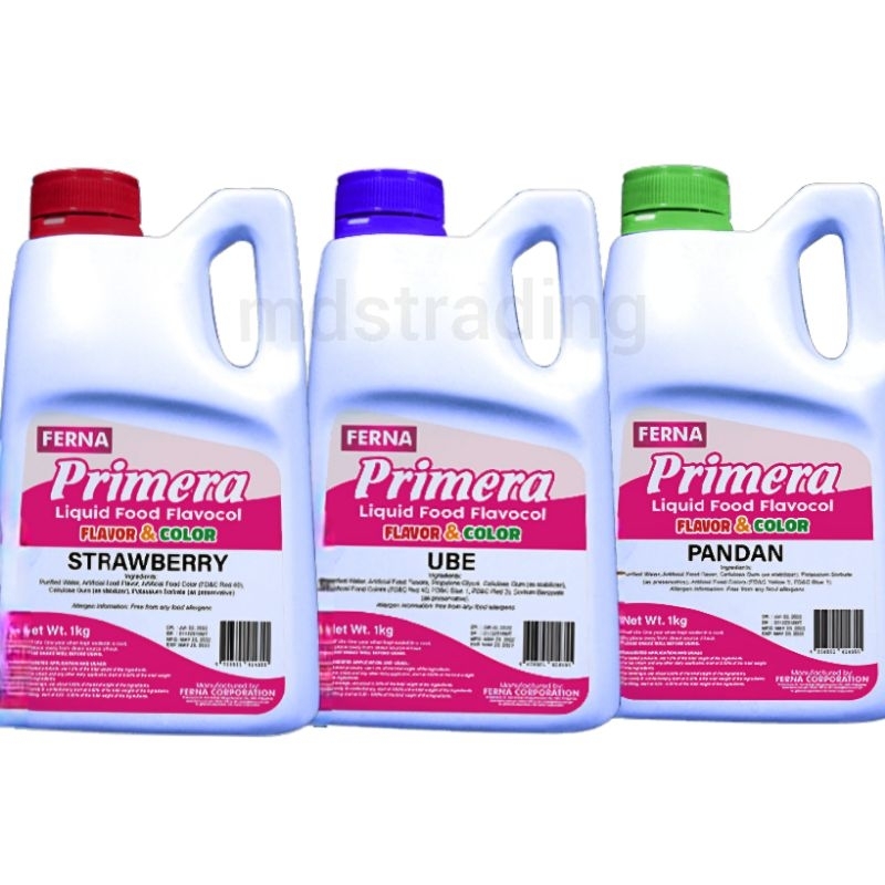 Ferna Primera Food Flavoring and Coloring Flavocol 1L | Shopee Philippines