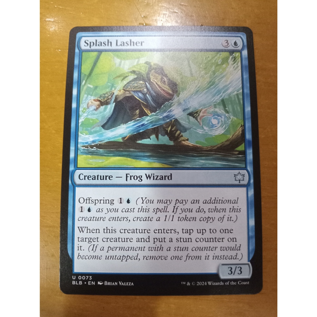 MTG Splash Lasher Uncommon BLB Bloomburrow Magic the Gathering | Shopee ...