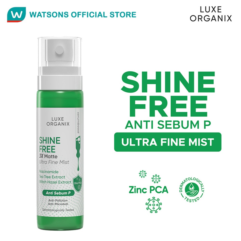 LUXE ORGANIX Shine Free 3x Matte Ultra Fine Mist 80ml | Shopee Philippines