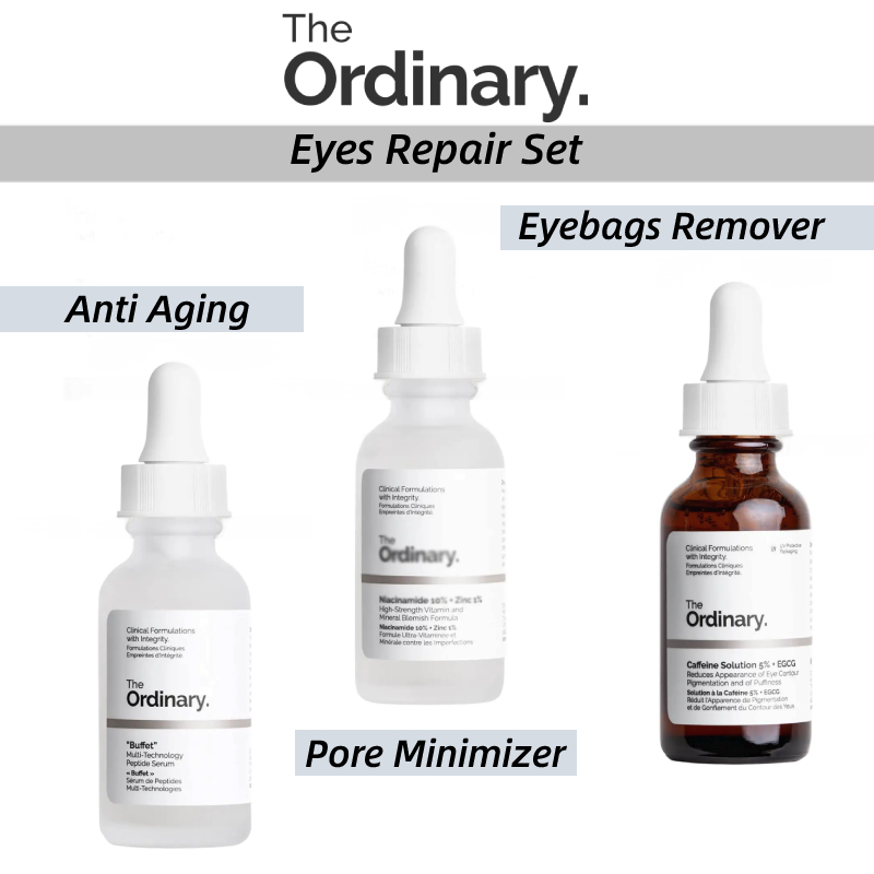 The Ordinary Eyes Repair Set Caffeine Solution 5% + EGCG / "Buffet ...
