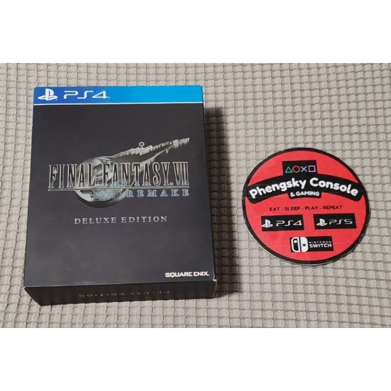 Final Fantasy VII remake deluxe edition w/inserts (ps4 game) [physical game] | Shopee Philippines