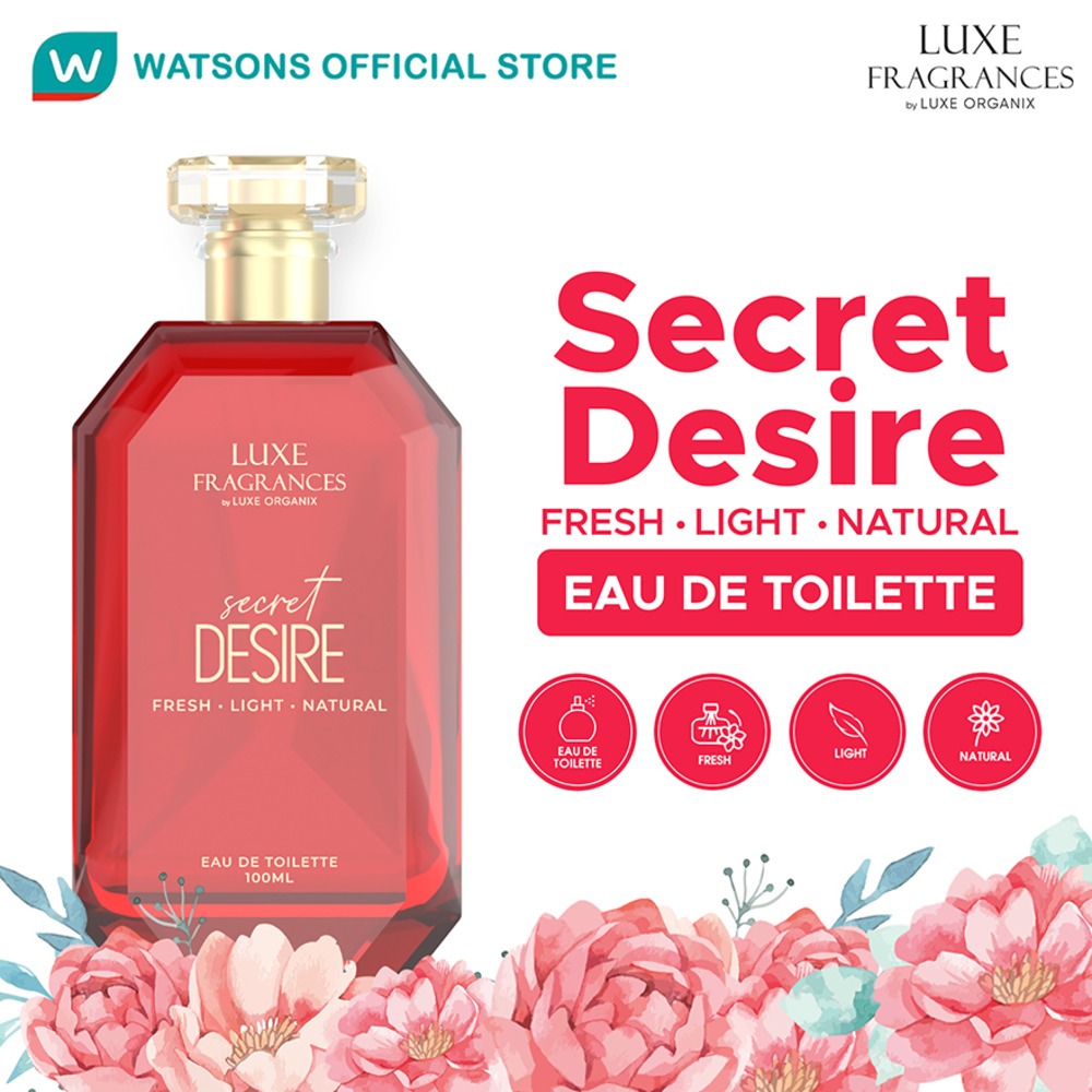 LUXE ORGANIX Fragrances Secret Desire EDT 100ml | Shopee Philippines