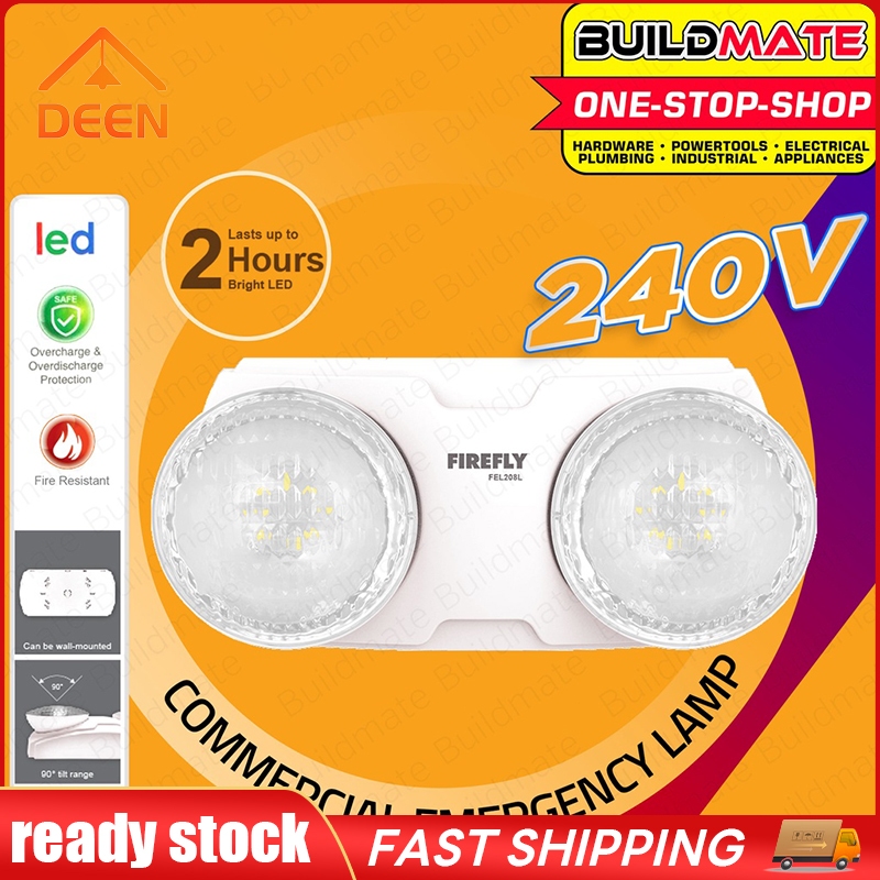 240V Commercial Emergency Lamp LED Light Dual Optics Rechargeable ...